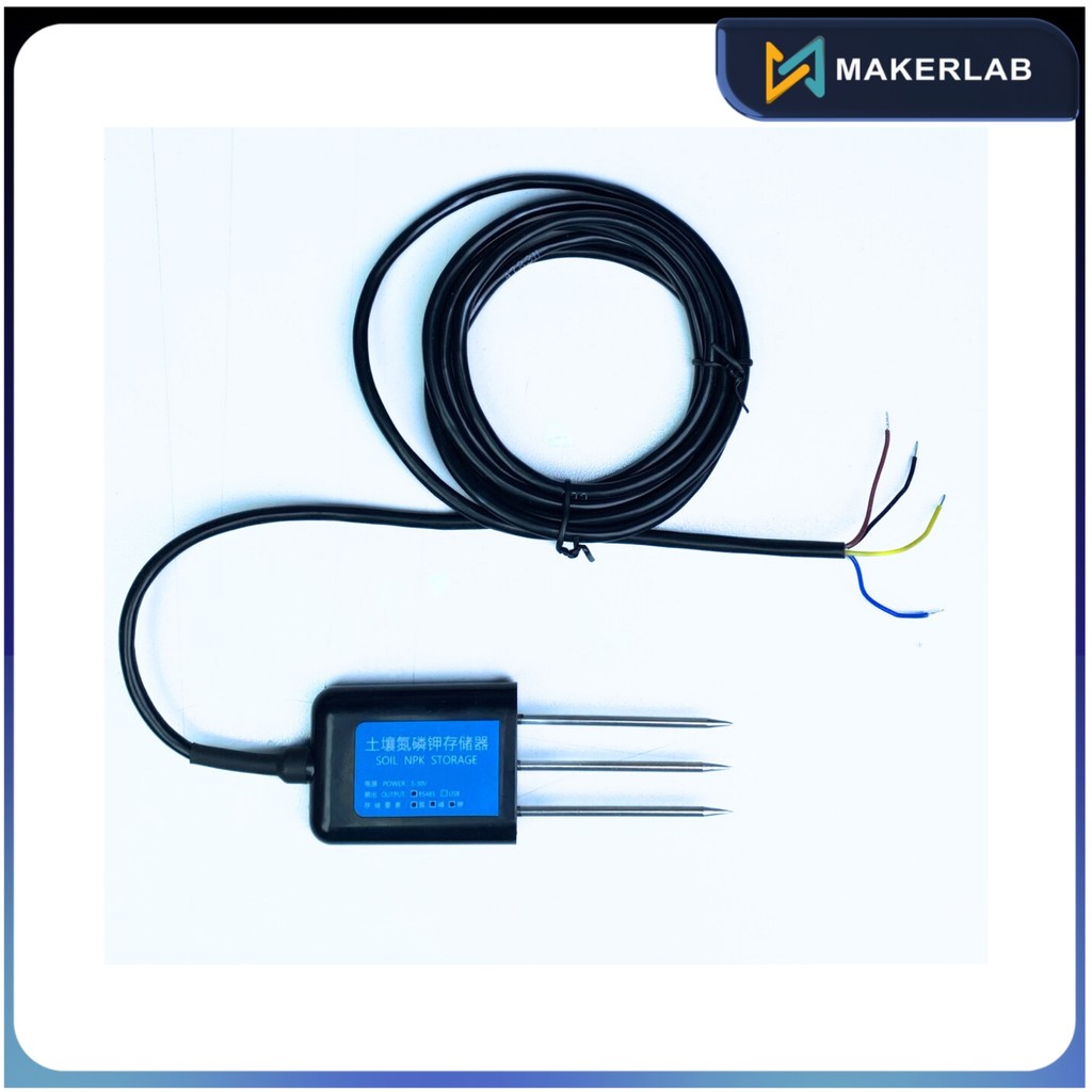 RS485 Output 3Pin Probes Soil NPK Sensor with Cable 2M | Shopee Philippines