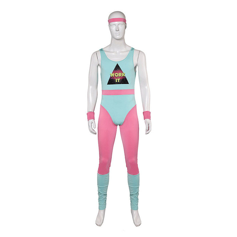 80s Exercise Costumes Cosplay Costume Outfits Halloween Carnival Suit ...