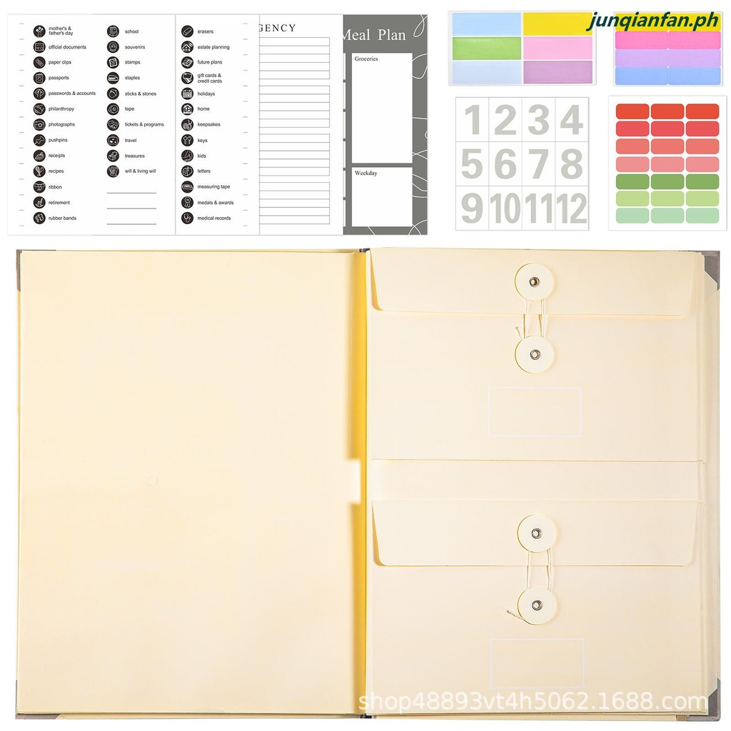 MISSU File Storage Tools In Case I Go Missing Binder Pocket Binder File ...