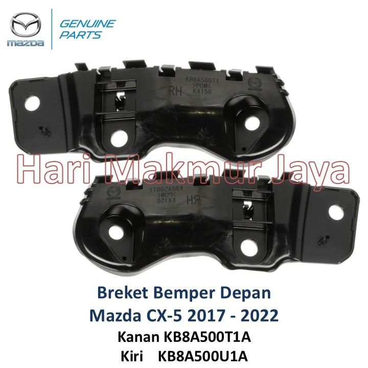 Front Right Left Bumper Bracket Mazda CX5 CX-5 2017 2018 2019 2020 2021 ...