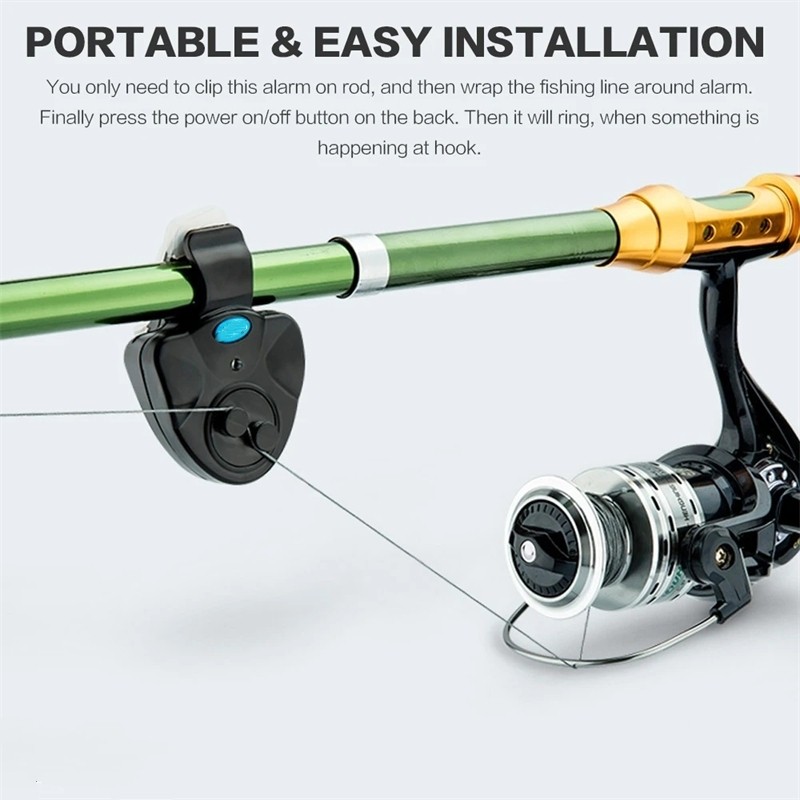 Fishing rod alarm Device Upgrade cache Fish biting hook sound prompt ...