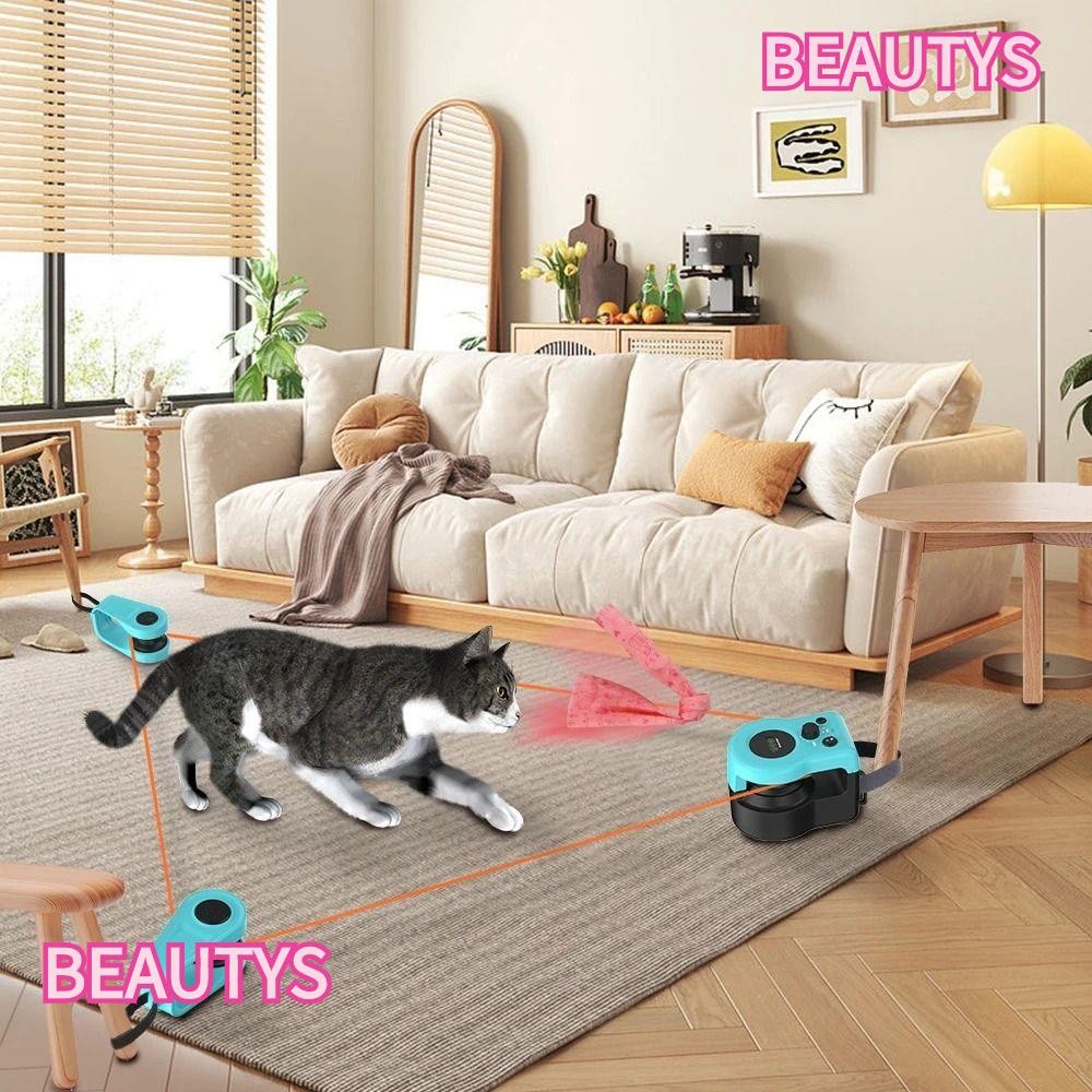 BS Cat Toys, Adjustable Speed Remote Control Cat Wheel Exerciser ...