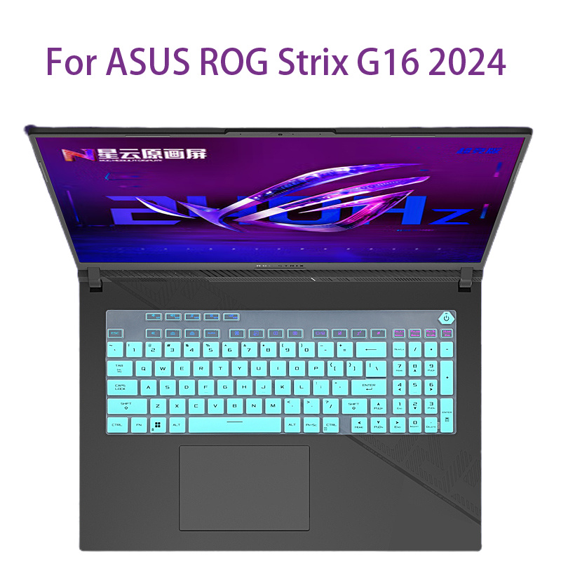 Silicone Keyboard Cover Skin For ASUS ROG Strix G16 2024 G614 JU JJ JZ ...