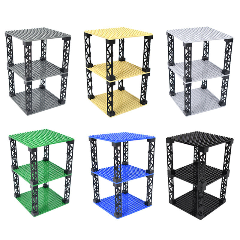 3pcs Plates 16 X 16 Double Sided Baseplate Building Blocks, Base Plate ...
