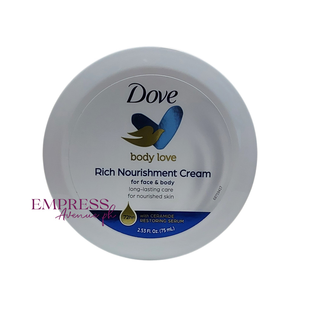 Dove Body Love Rich Nourishment Cream for Face & Body with Ceramide ...