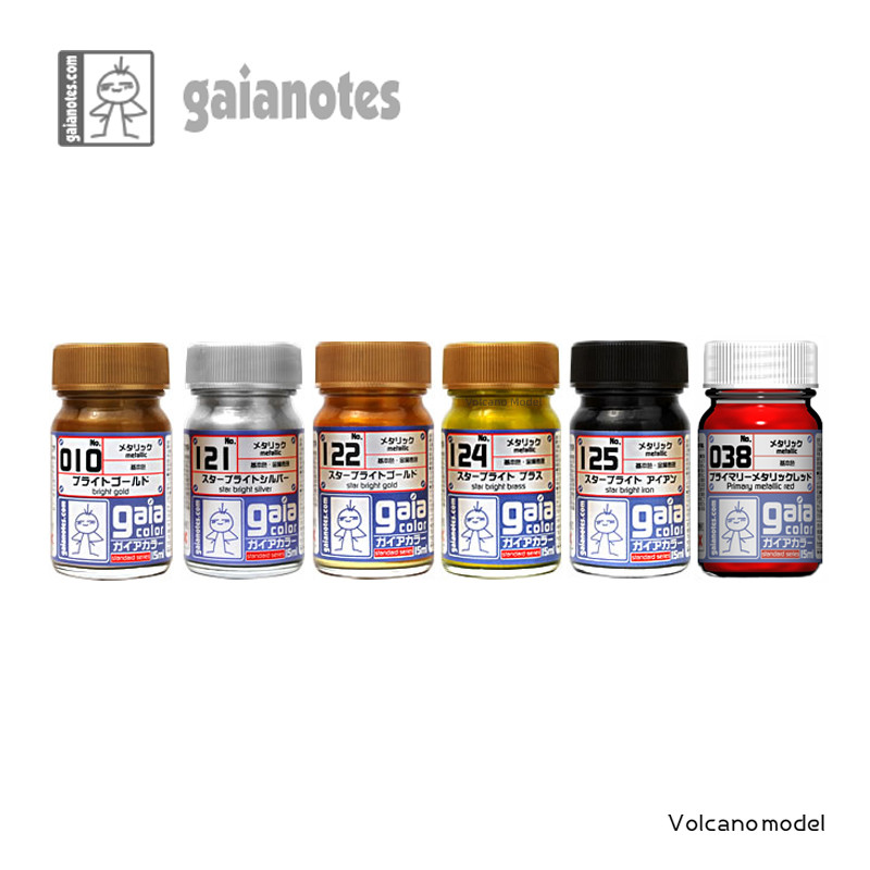 Gaianotes Gaia Color 121-126 Metallic Color Lacquer Paint | Shopee ...