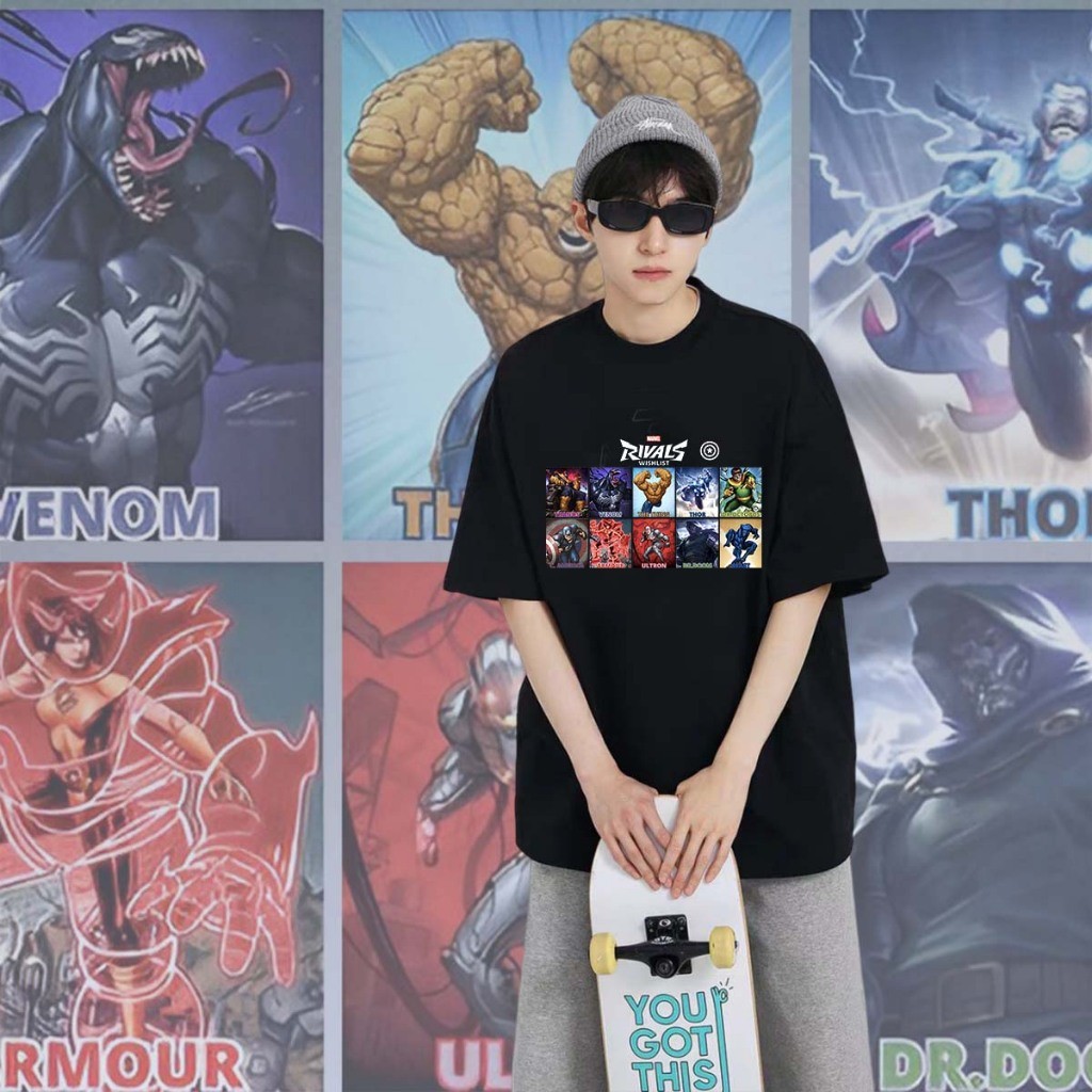 Marvel Rivals T-shirt Cotton 1 Fabric Can Be Worn By Both Men ...