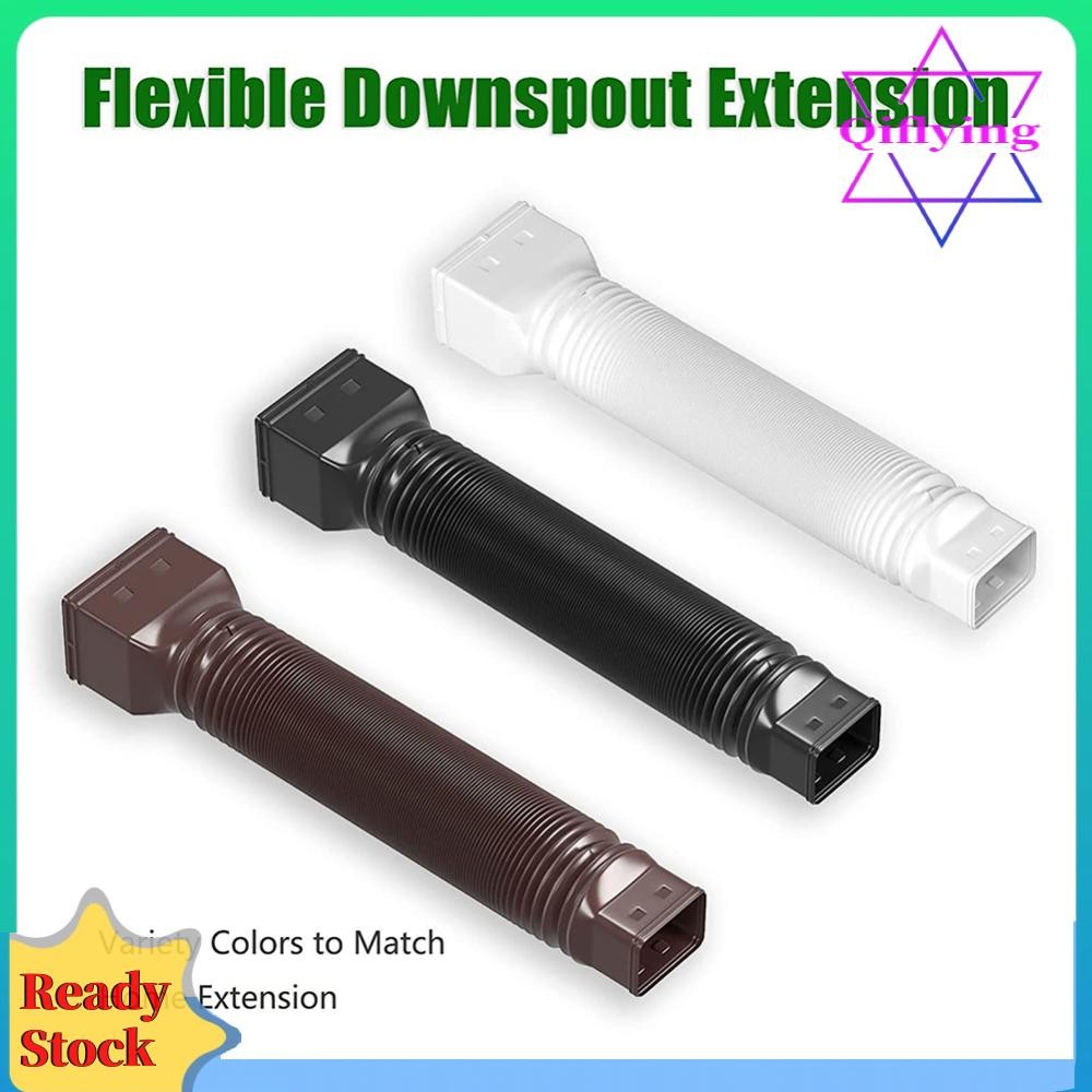 Plastic Drain Pipe Extender 21-60 inch Flexible Rain Gutter Downspout ...