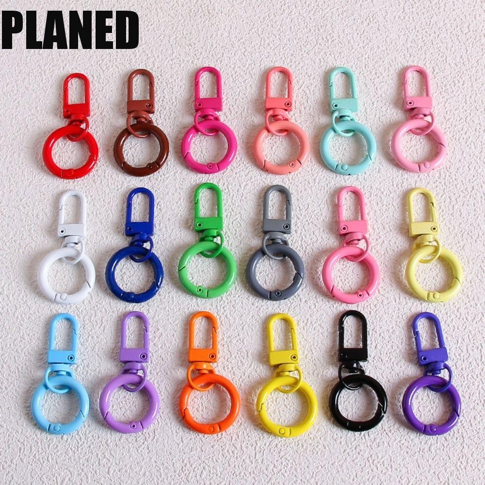 PLANED Spring Clasp for Keyring, Candy Color Connecting Ring Snap ...