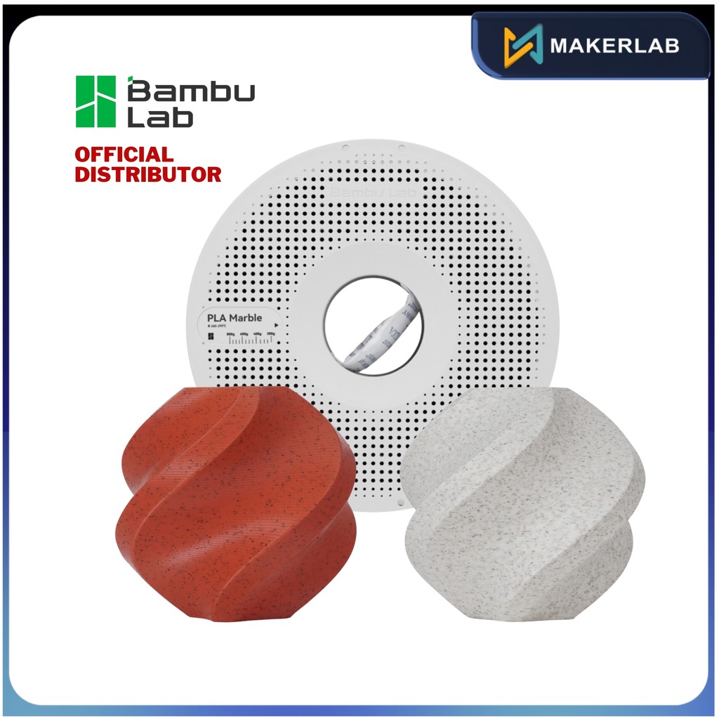 Bambu Lab 3D Printer PLA Marble Filament 1.75mm 1KG | Shopee Philippines