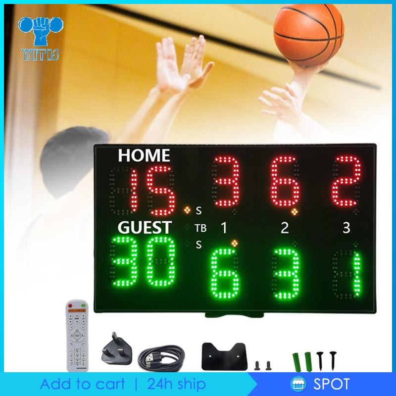 [Yitis] Electronic Scoreboard Digital Scoreboard Multifunctional Table ...
