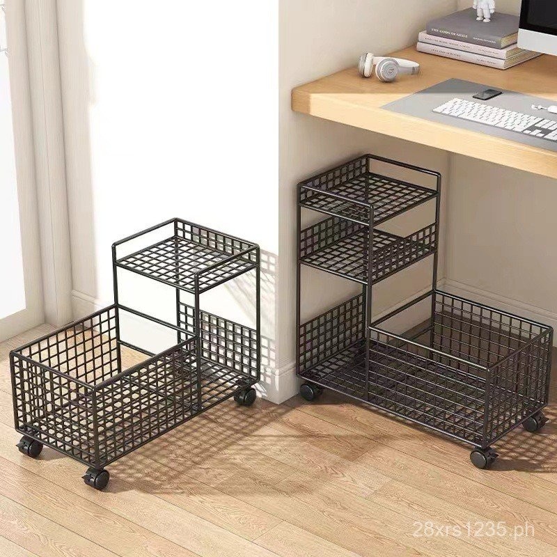 Multi-layer Mobile Wheeled Storage Rack Organizer Floor-standing Under ...