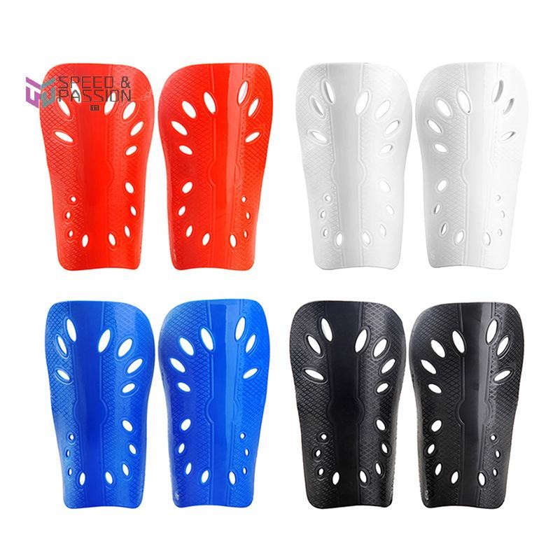 Speed 1 Pair Football Shin Pads Plastic Soccer Guards Leg Protector For ...