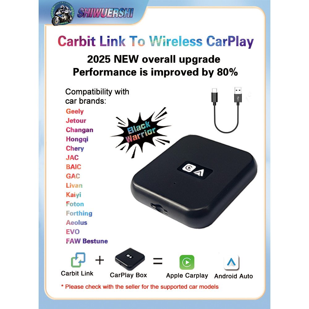 SHIWUERSHI Carbitlink to Wireless CarPlay adapter Smart Box for Changan ...