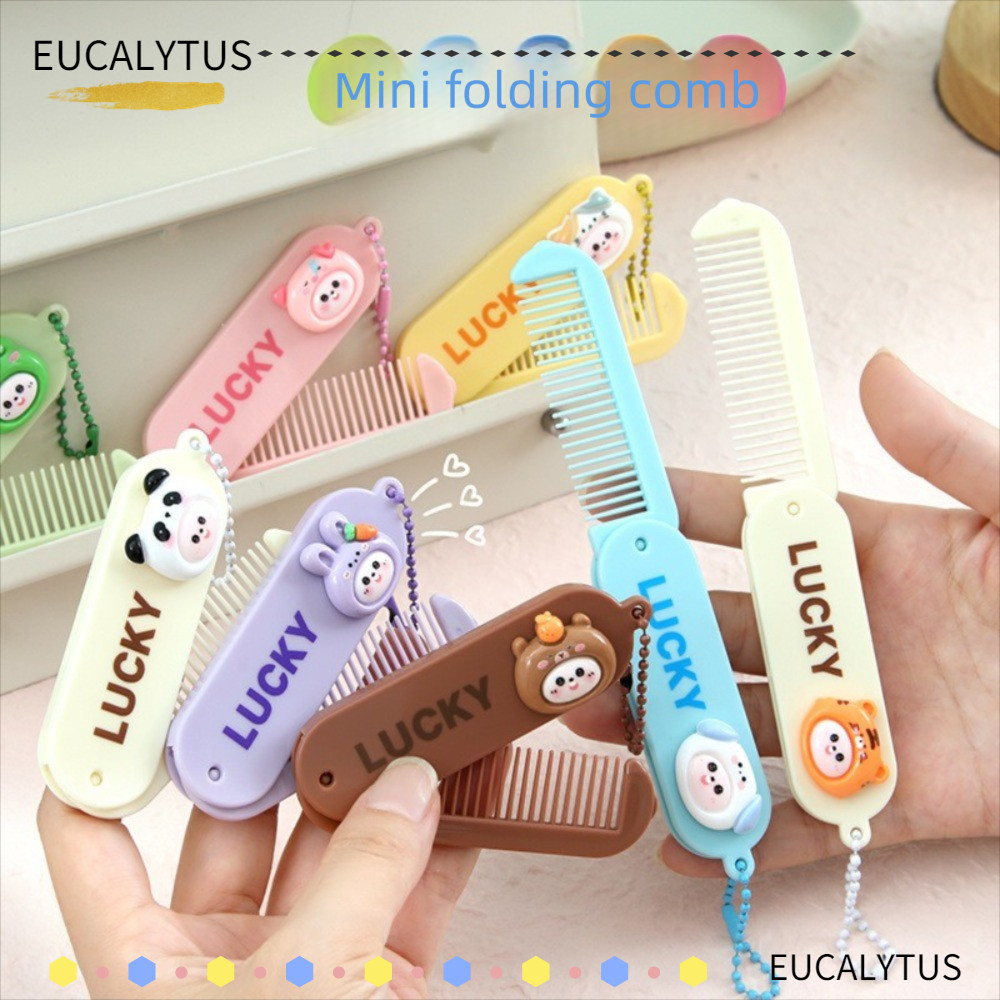 EUCALYTUSPH Folding Comb, Kawaii Mini Kids Comb, Portable Cartoon ...