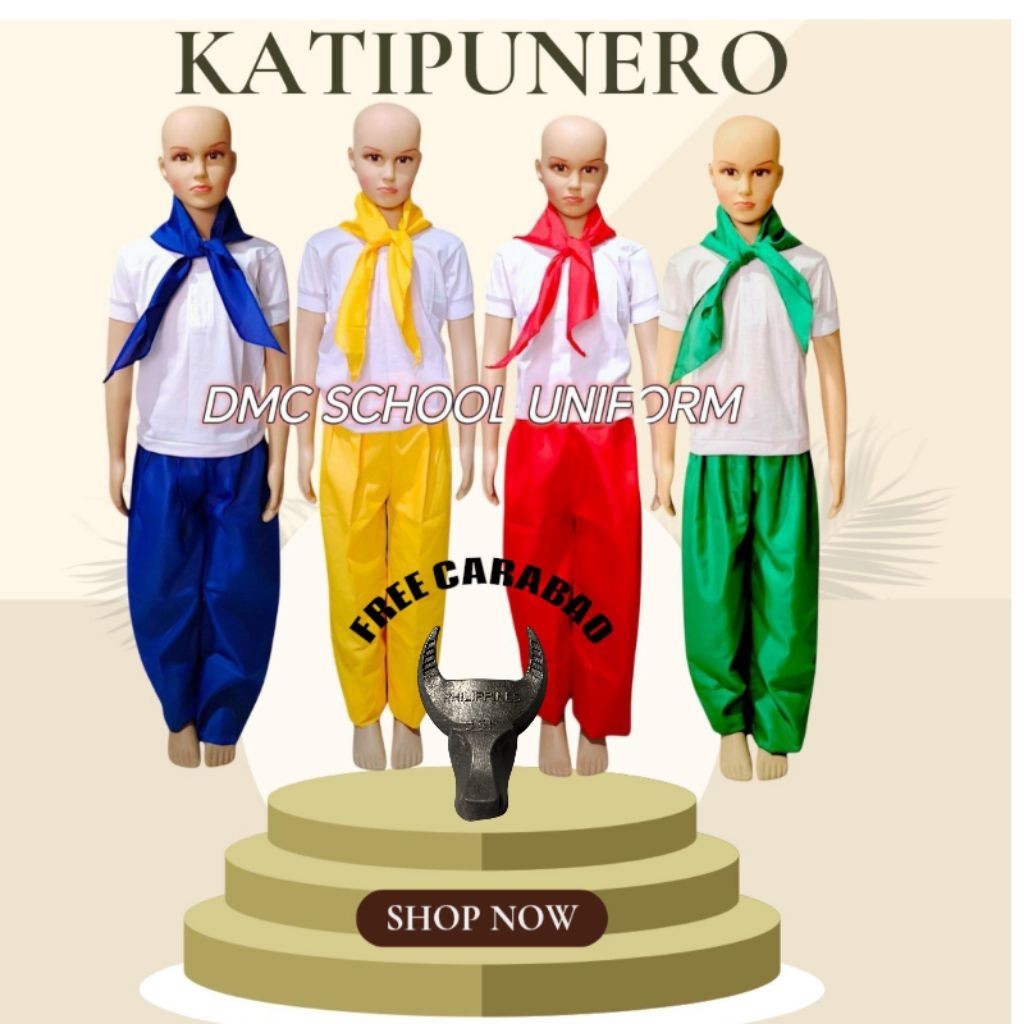 KATIPUNERO FARMERS COSTUME W/ FREE KALABAW FOR KIDS-ADULT | Shopee ...