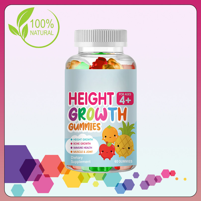 Height Growth Gummies Supplement Kids Teens Height Increaser Maximizer ...