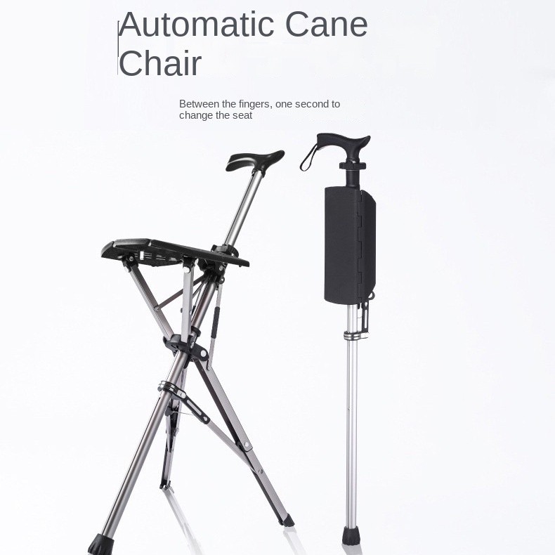 Automatic Cane Chair Motorized Crutch Seat Smart Cane Chair Electric ...