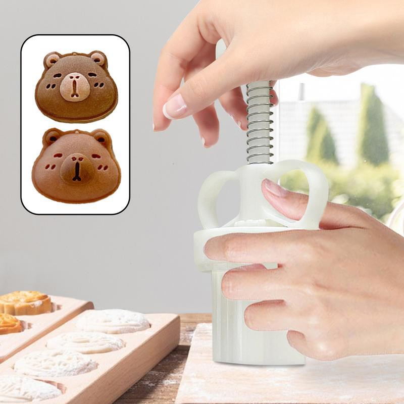 【LMPH】 Cartoon Capybara Shaped Cookie Cutter Cute Animal Fondant ...