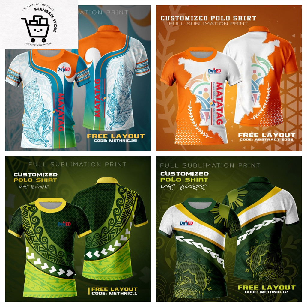 NEW-DEPED UNIFORM 2025 FULL SUBLIMATION DEPED POLO SHIRT FOR MEN AND ...