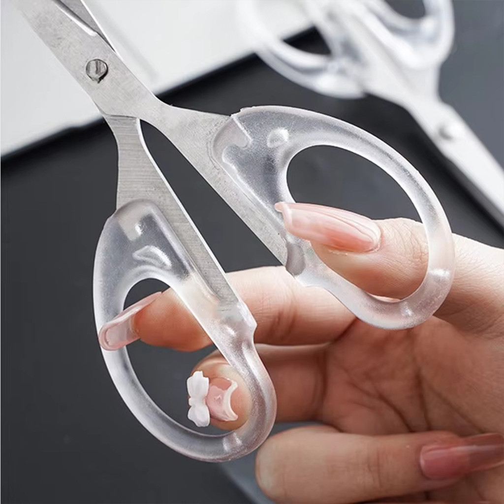 Transparent Scissors Mini Clear Frosted Aesthetic Handmade Craft School ...
