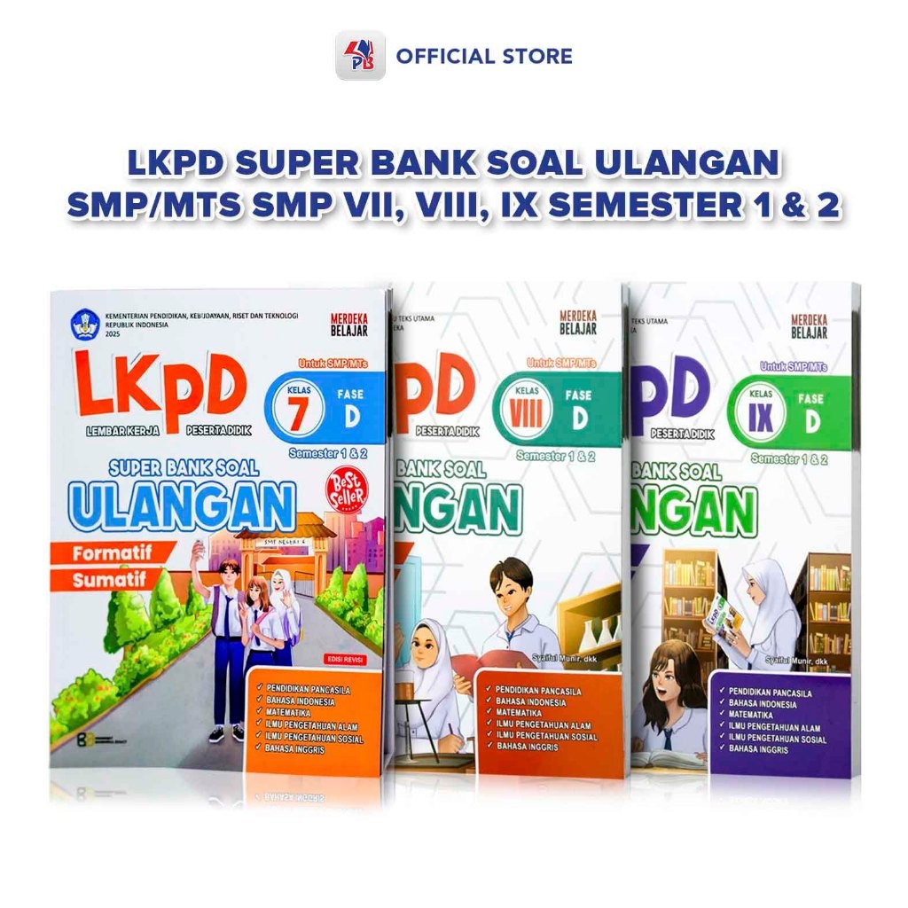 Independent Curriculum Book / LKPD Super Bank Questions for the ...