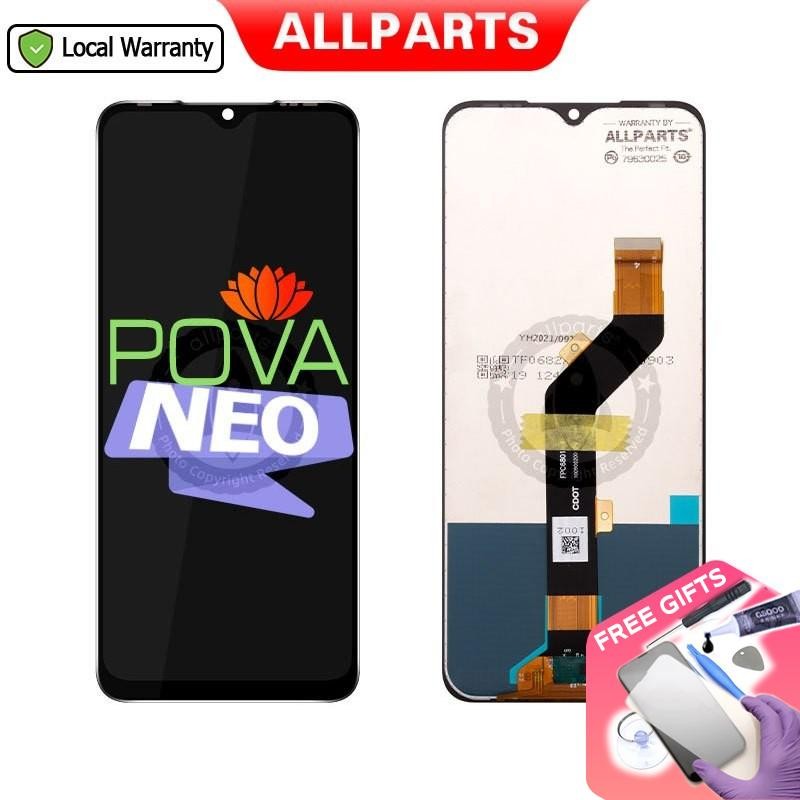 Allparts Display For TECNO POVA NEO LE6 Lcd Touch Screen Digitizer ...