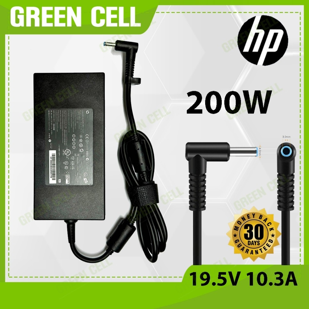 200W HP Laptop Charger Adapter 19.5V 10.3A W2F75AA TPN-LA21 L73385-001 ...