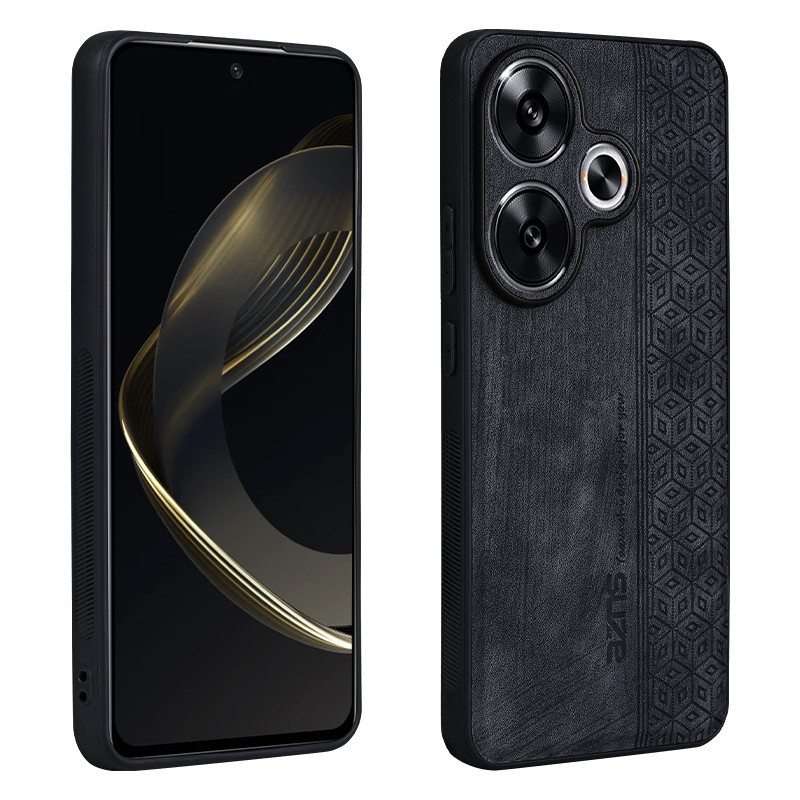 Slim light weight PU Leather case for Xiaomi POCO F6 Pro F5 X6 Redmi 12 ...