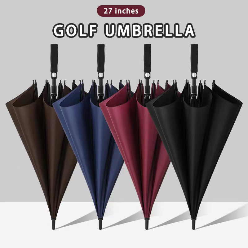 Big Umbrella with Long Handle Umbrella Rain UV Protection Strong ...