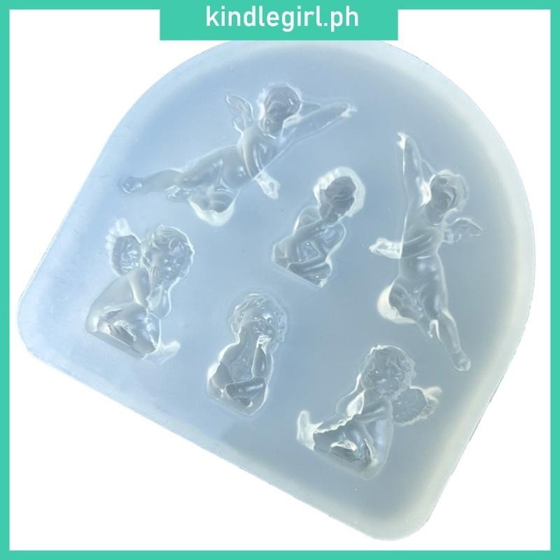 KING Epoxy Resin Molds Clay Molds Angel Shape Silicone Craft Mold ...