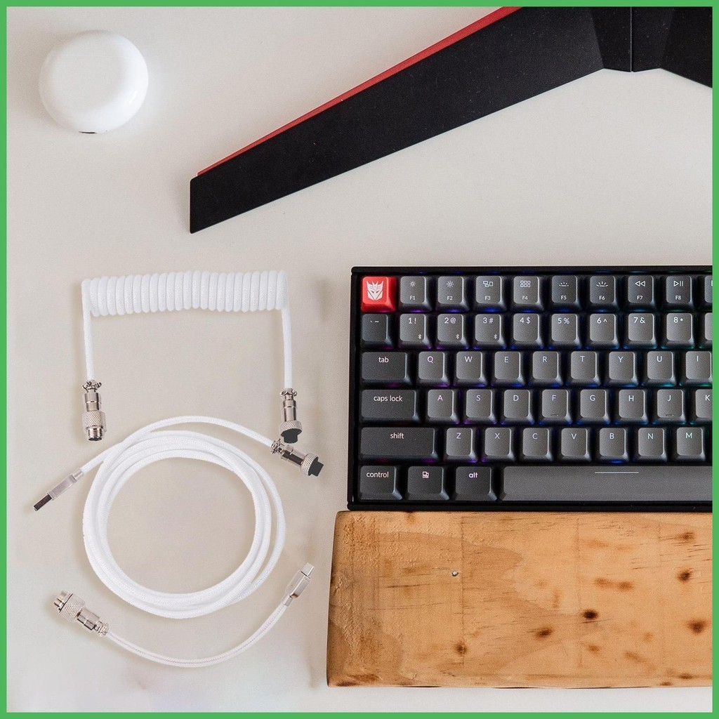 Mechanical Keyboard Coiled Cable Flexible USB C Cable For Game Keyboard ...