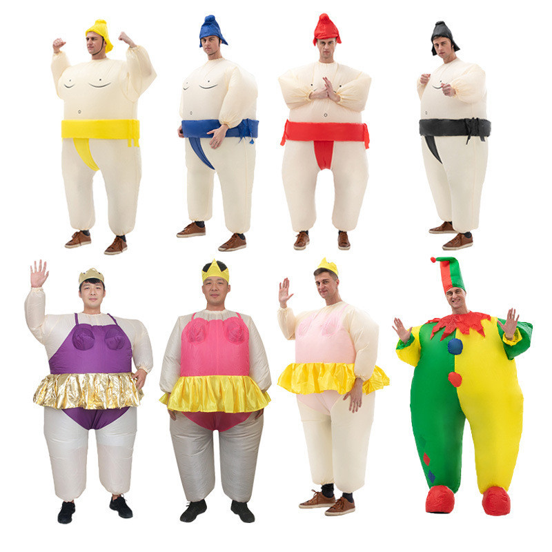 cosplayBig Fat Man Inflatable Clothing Stage Performance Sumo Costume ...