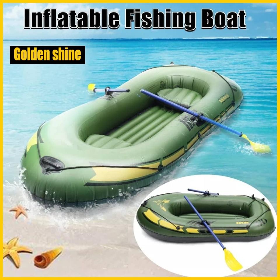 Sports 2/3Person Thickening PVC Inflatable Boat Raft River Lake Dinghy ...