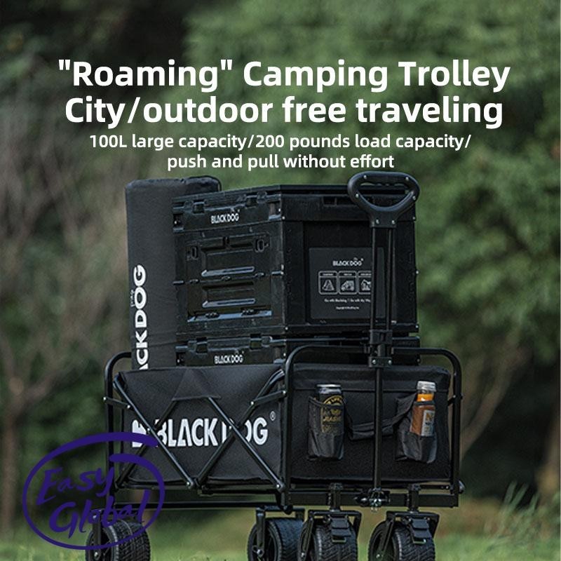 Blackdog Camper Trolley Trolley Outdoor Camping Trolley Stall Table ...