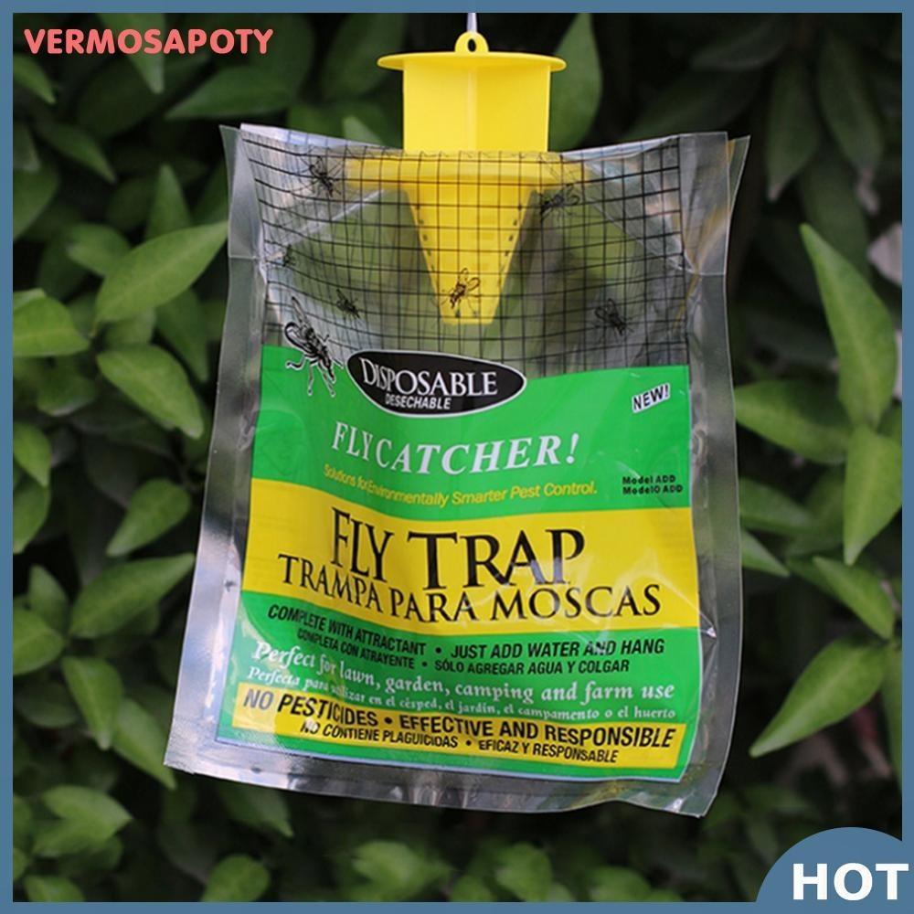 vermosapoty Outdoor Disposable Hanging Fly Trap Helps Control Horse ...