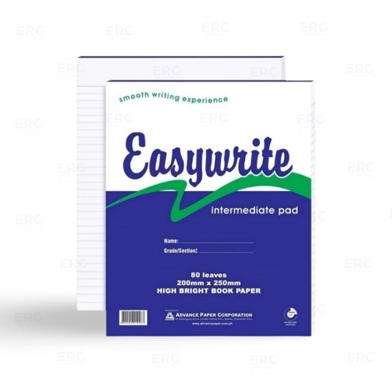 5-Pads Easywrite Intermediate 80 Leaves, Imported Premium Paper ...