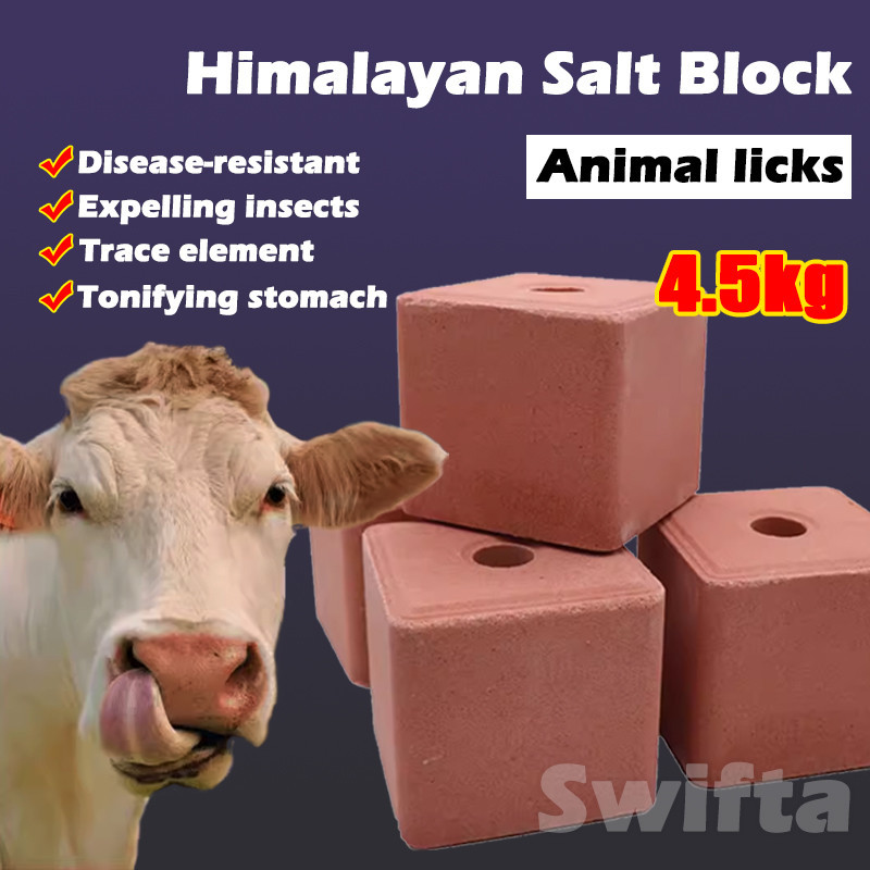 4.5KG Himalayan mineral block Natural salt lick for farm animals goat ...
