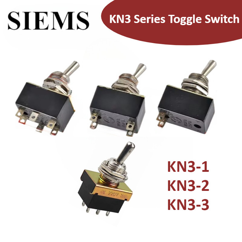 1* KN3 Series Toggle Switch Terminal 2/4/6 Pin 2 Positions KN3-1 KN3-2 KN3-3 2A 250V Waterproof ...