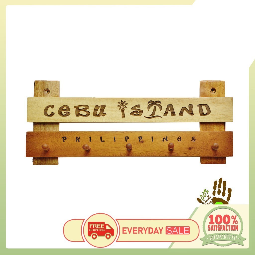 Simply Creative Wooden Keychain Rack - Cebu Island S4S, Souvenir Gift ...