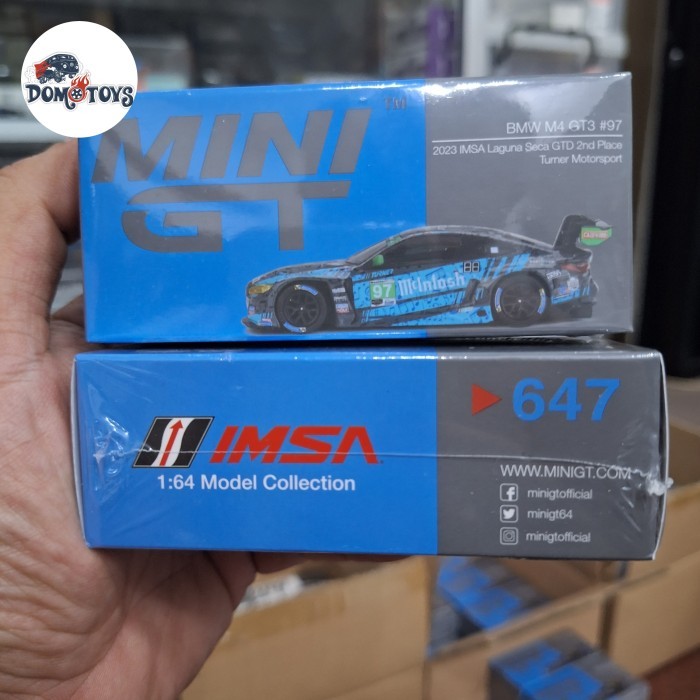 Mini GT Scale 64 BMW M4 GT3 Imsa 2023 647 | Shopee Philippines