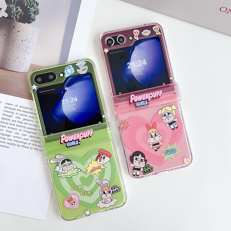 for Samsung Galaxy Z Flip 6 Z Flip 5 Z Flip 4 Z Flip 3 Case Cartoon ...