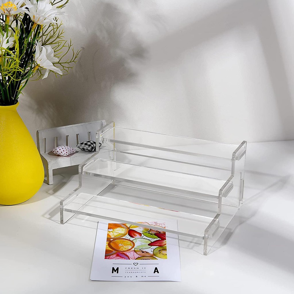 Clear Acrylic Perfume Stand Easy to Install and Detachable Ladder ...