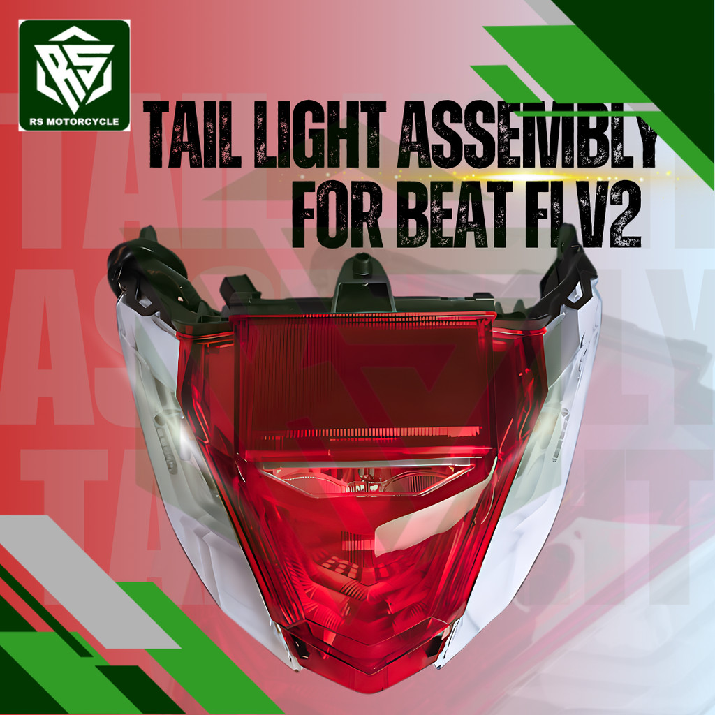 [RS_MOTORCYCLE] Fi V2 HONDA BEAT TAIL LIGHT ASSEMBLY | Shopee Philippines