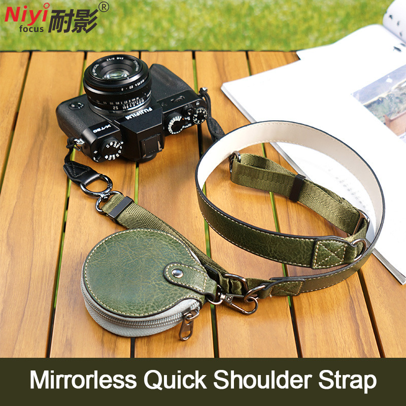 Camera Shoulder Strap Neck Strap Quick Release Leather Length ...