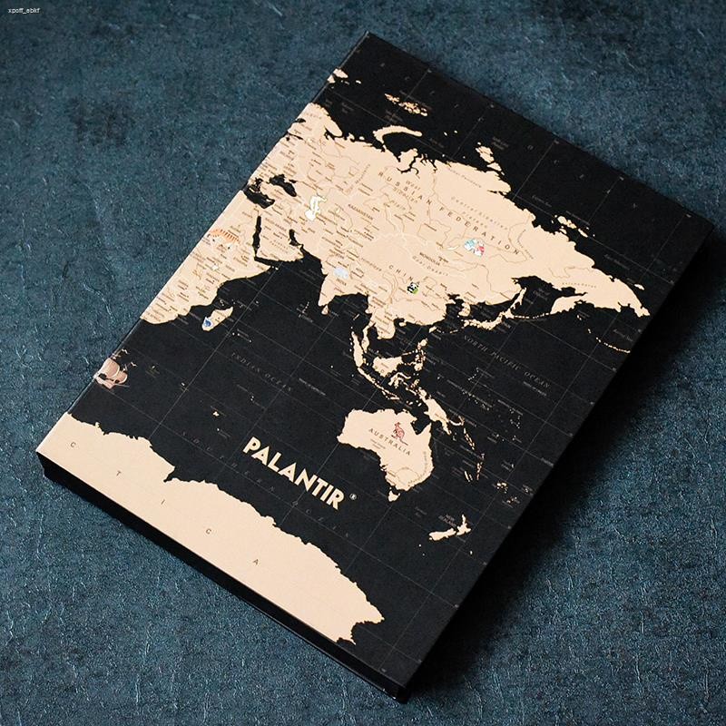 ♧Net Red Blind Box World Map Global Travel Dark Chocolate Gift Box for ...