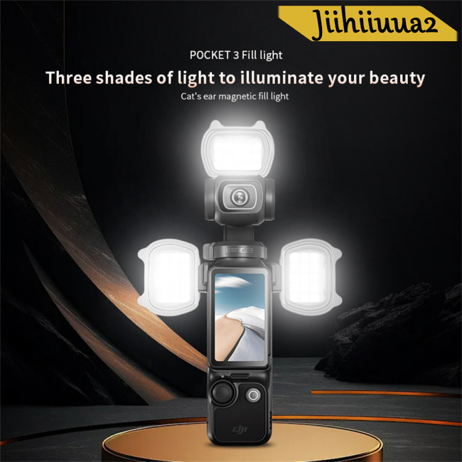 [Jii] Magnetic Fill Light Set 3 Modes Camera Fill Light With Single And ...