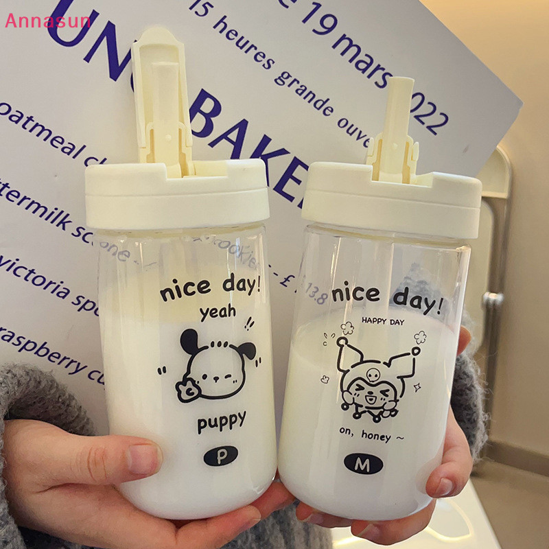 Annasun 600ml Cartoon Plastic Cup Ins Portable Straw Water Cup Tea Separation 2024 New Cup PH ...