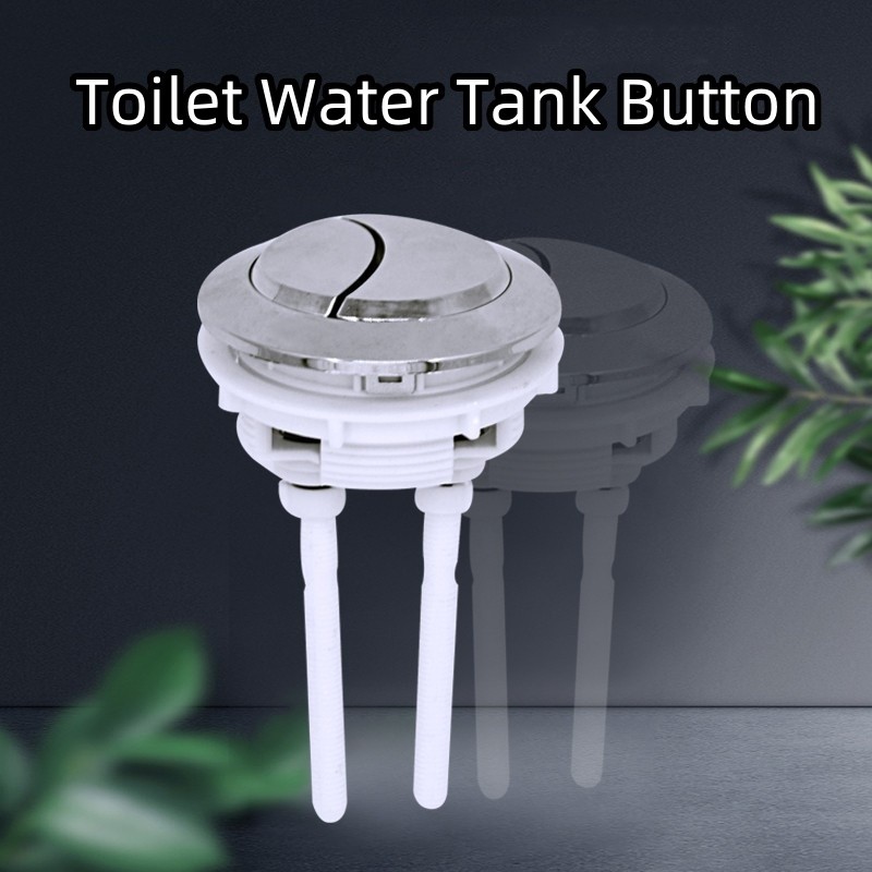 Dual Flush Toilet Water Tank Push Button Toilet Tank Accessories Water ...