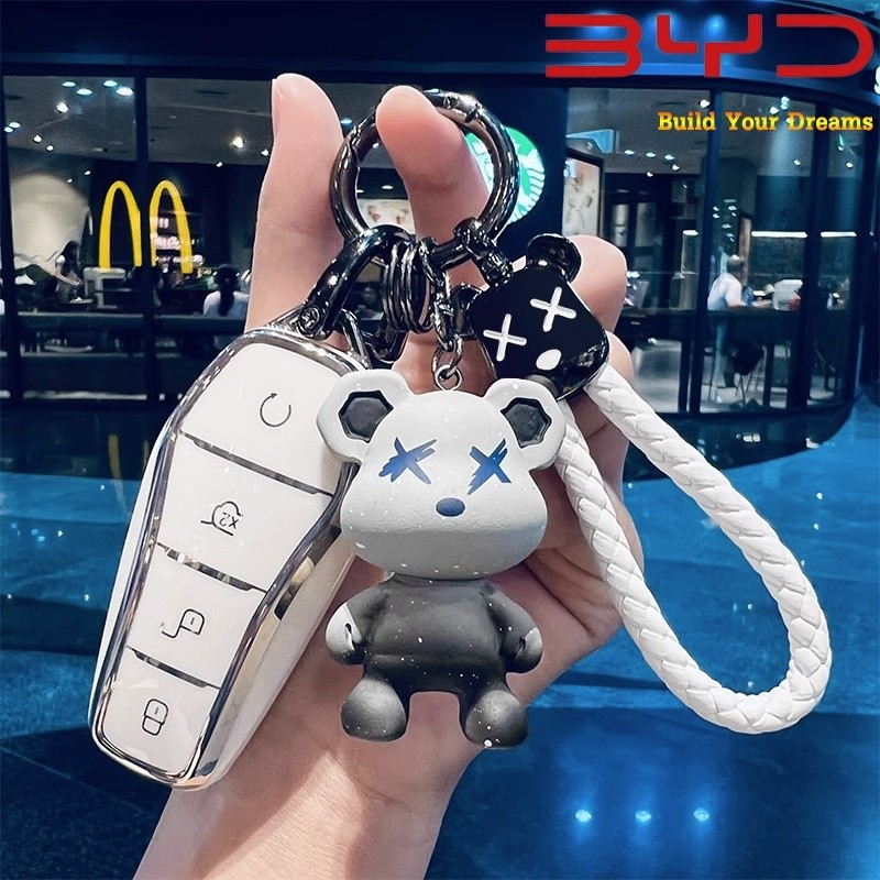 BYD Equipped with log safety buckle Design TUP Car Key Cover Case ...